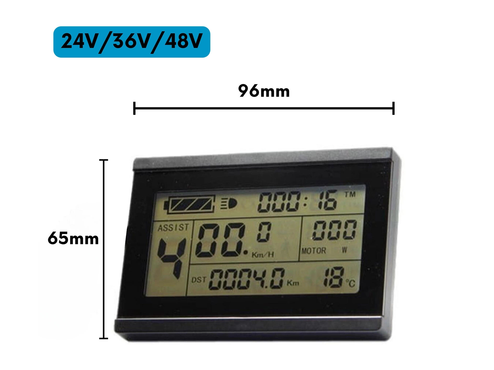 KT-LCD3 display (36/48V) with USB | Shop Nexun.pl